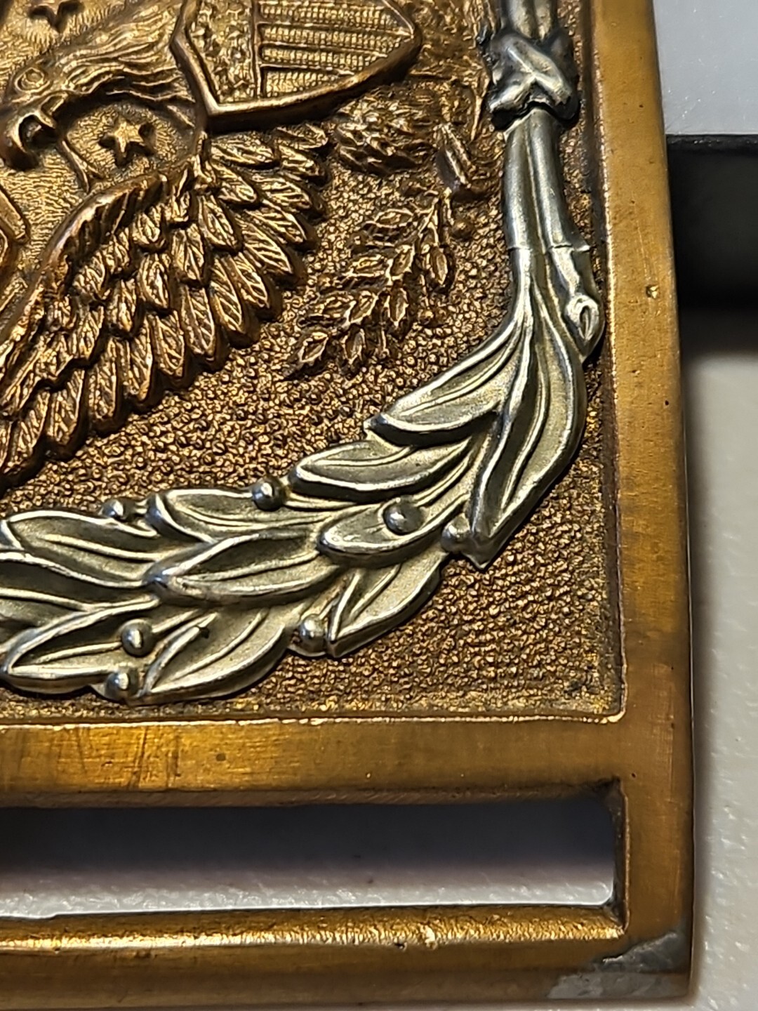 Rare US M1851 Civil War officers Sword Plate Belt Buckle Eagle Ames ...