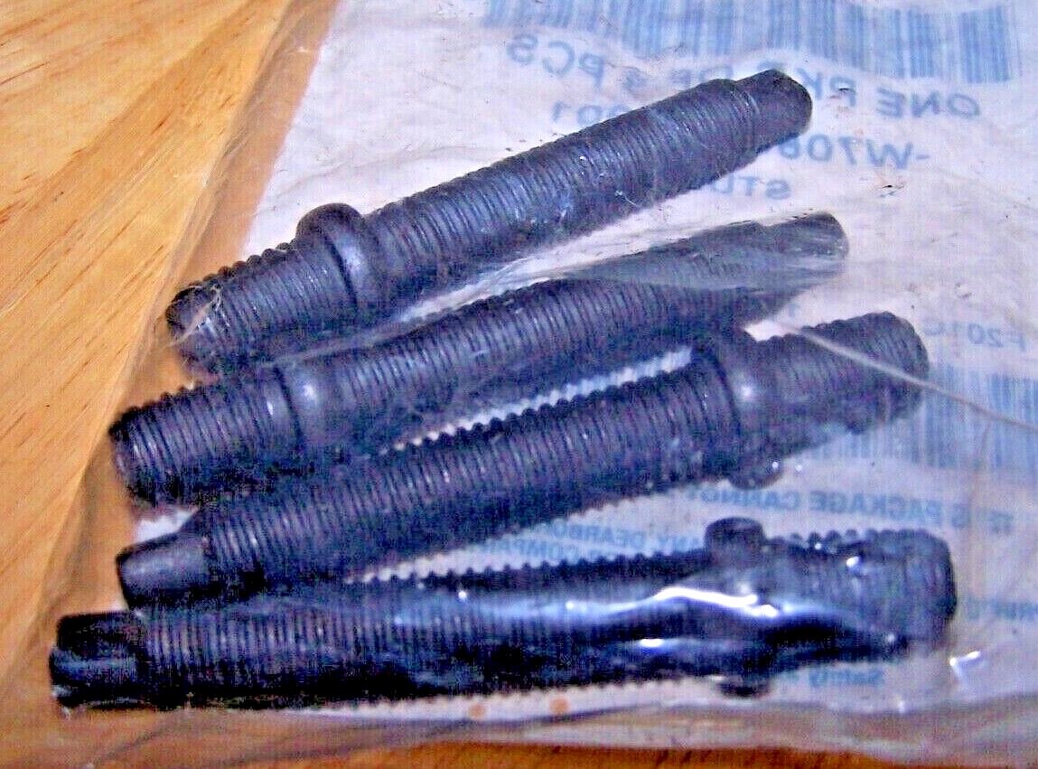 GENUINE FORD OEM Package of 4 CATALYTIC CONVERTER EXHAUST STUDS ...