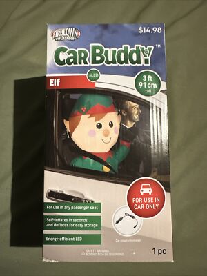 3ft Tall Elf Car Buddy Airblown Inflatable Energy Efficient LED ...