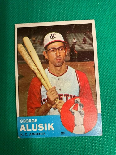 1963 topps # 51 GEORGE ALUSIK | eBay