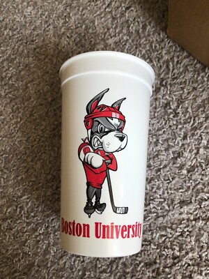 Boston University Rhett mascot hockey team extra large cup mug drinking ...
