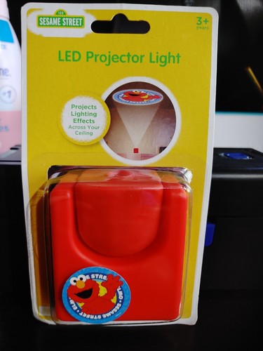 NEW SESAME STREET ELMO LED PROJECTOR Night LIGHT Red | eBay