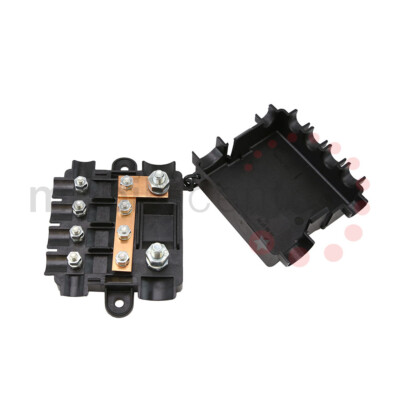 12V & 24V Power Distribution Box - Heavy Duty Mega/Midi Fuse Box - High ...