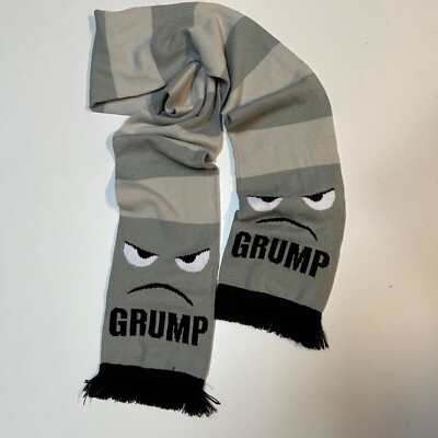 Scarf. Archie Mc Phee Grump Funny 68 x 7 in Reversible. Polyester ...