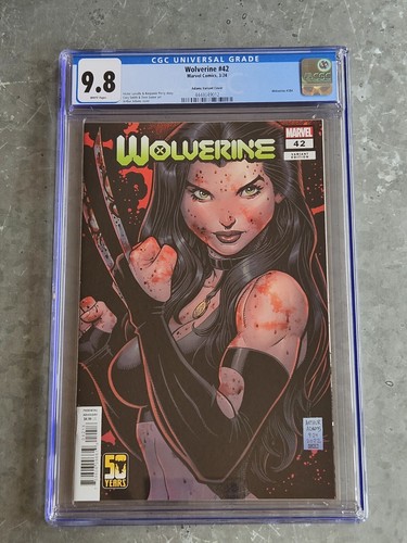 Wolverine #42 1:25 CGC 9.8 Arthur Adams Incentive Variant 2024 X-23 ...