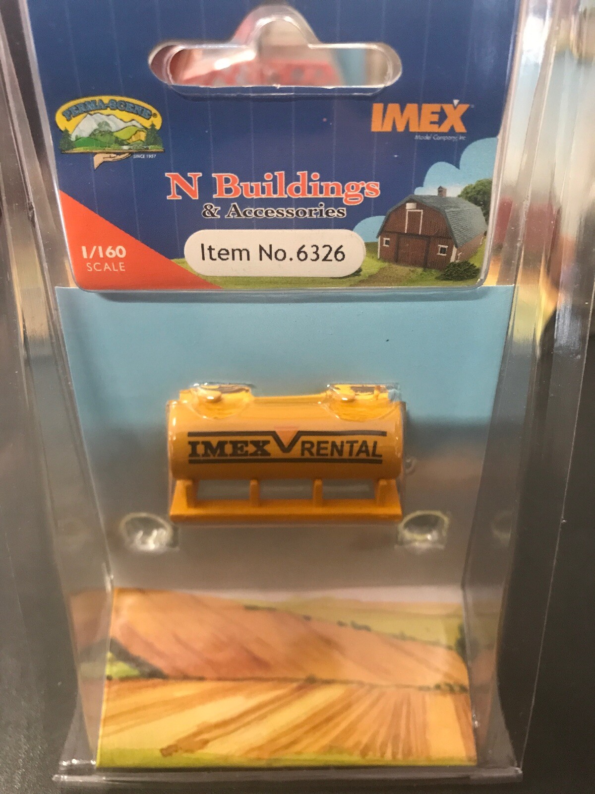 Imex N Scale Fuel Tank Large Resin Built-up by PERMA-SCENE 1:160 No ...