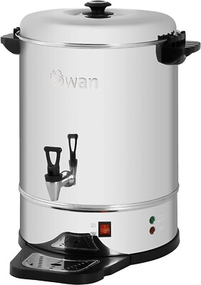 Swan SWU30LN 30 Litre Catering Tea Urn / Hot Water Boiler in Stainless ...