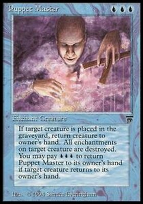 MRM ENGLISH Puppet Master Ex MTG magic Legends | eBay