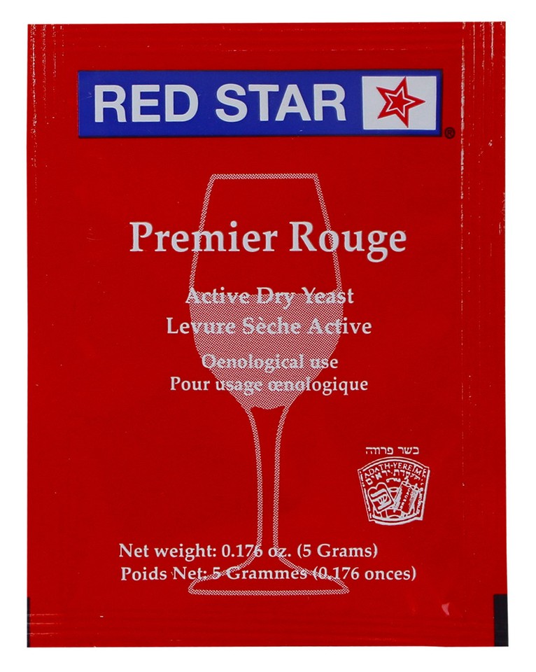 Red Star Premier Rouge formerly Pasteur Red Dried Wine Yeast (10 ...