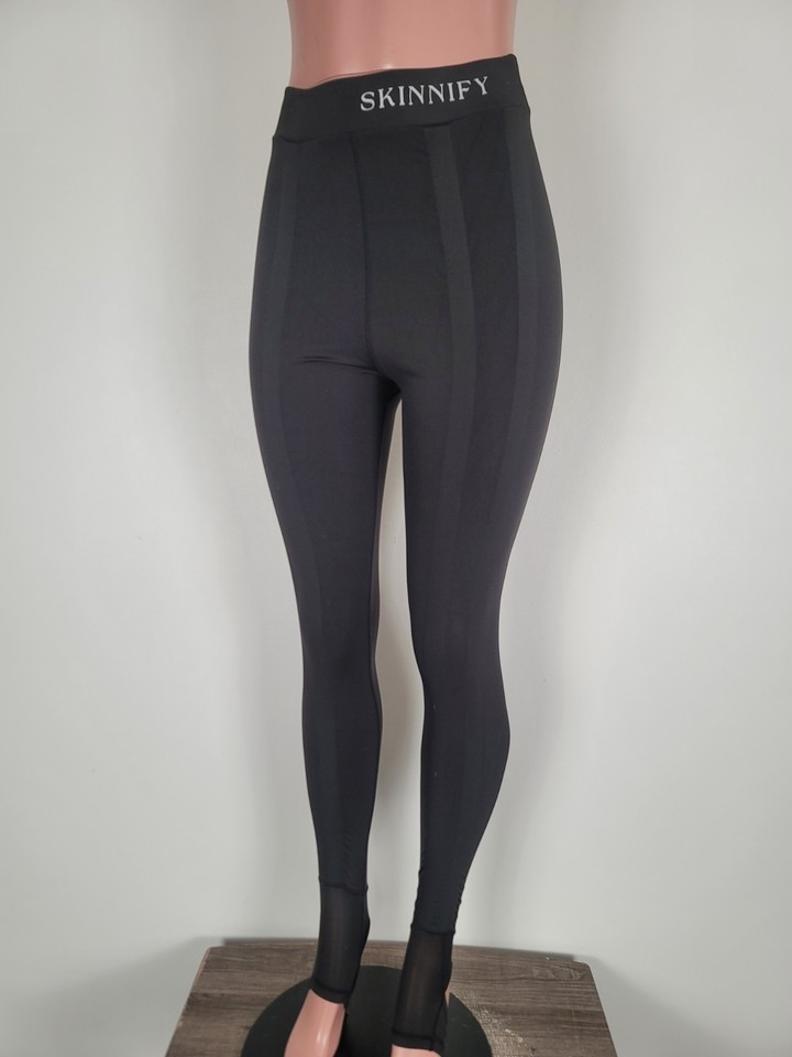 Skinnify Women's Black Small Resistance Band Shaper Ruched High Waisted ...