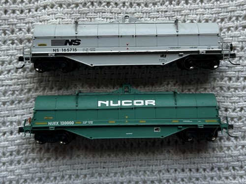2 N Scale Atlas 42’ Coil Steel Car - Nucor Steel, Norfolk Southern | eBay
