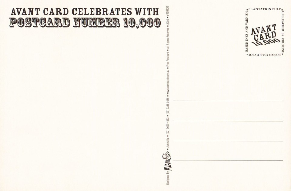 V10000 Australia Avant Card #10000 Celebrates Number 10,000 2005 ...
