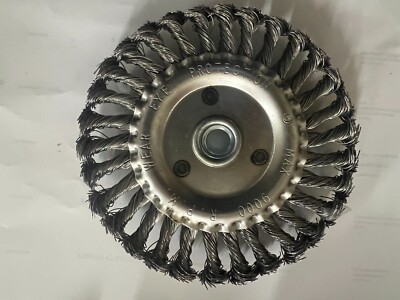 6" Standard Twist Knot Wire Wheel - Carbon Steel | eBay