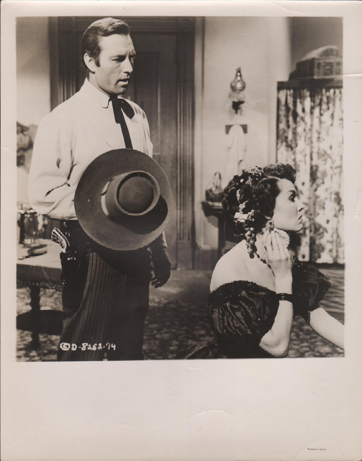 JEAN WILES & GEORGE MONTGOMERY in "Masterson of Kansas" - Original ...