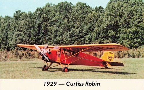 1929 Curtiss Robin Aircraft Airplane - Postcard | eBay