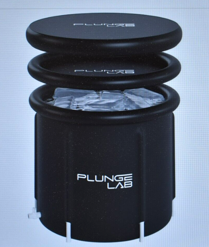 Plunge Lab Ice Bath Tub For Athletes 75cm x 75cm Recovery w Carrying ...