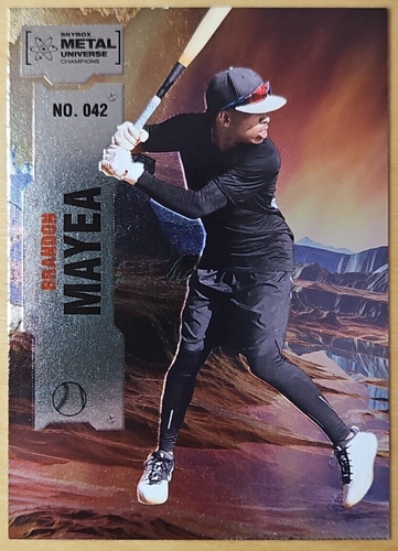 2022 Skybox Metal Universe Champions Brando Mayea #042 New York Yankees ...
