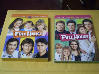(2) Full House Season DVD Lot: Seasons 2 & 4 w/Slipcovers 8 DVDs | eBay
