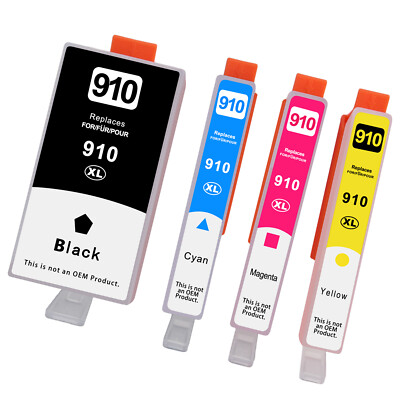 4Pk High-yield Ink Cartridge | Works with HP OfficeJet 8010, 8020 ...