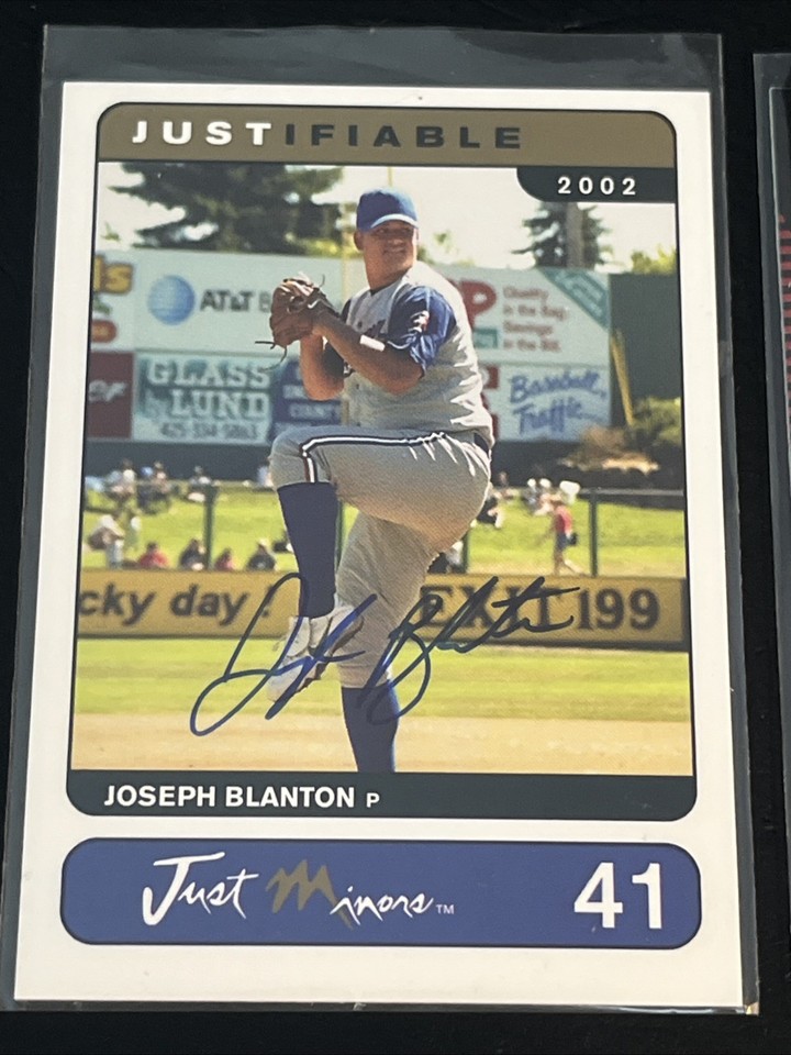Ben Grieve Autographed Rookie Card & Joe Blanton #’d Auto Card Oakland ...
