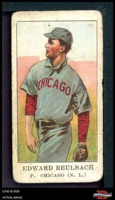 1909 American Caramel E91-B Ed Reulbach Cubs Type B 1.5 - FAIR | eBay