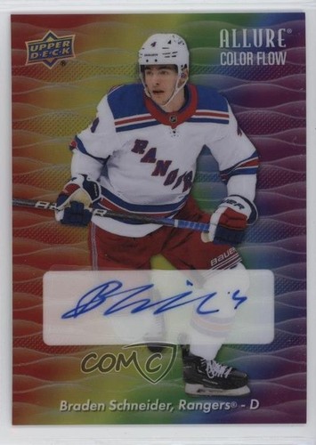 2023-24 Upper Deck Allure Color Flow Full Rainbow Braden Schneider #CFA ...