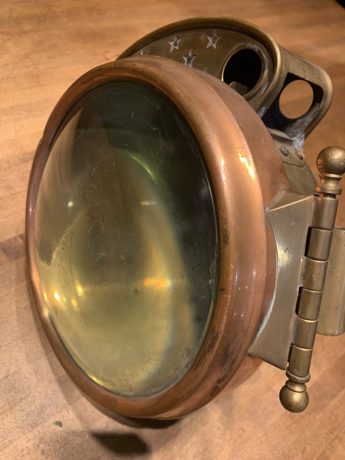 Besnard Autoclipse Antique Acetylene Car Headlight / Lamp - Brass ...