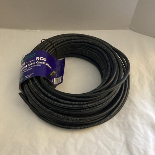 COMTRAN COAX Cables 100 ft. RG59 Coaxial CCTV Security Cable 262-1144C ...