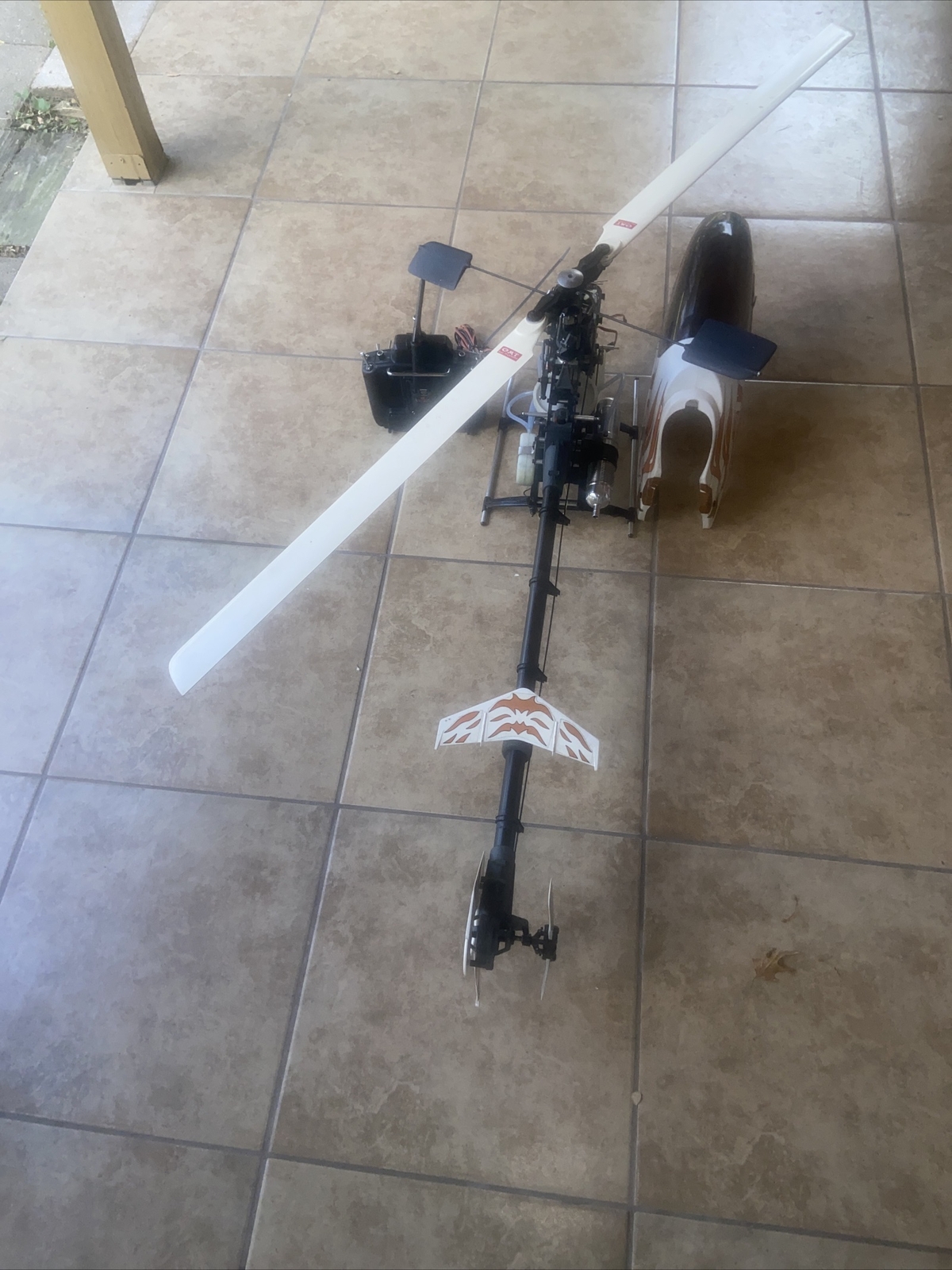 JR PROPO ERGO 50 With A OS 50SX ENGINE HELICOPTER WITH REMOTE XP8103 | eBay