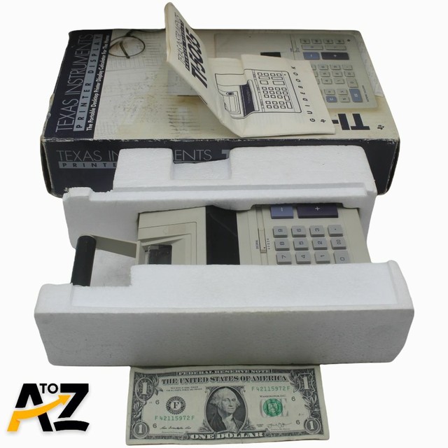 Vtg Texas Instruments Ti-5035 2 Color 12 DIGIT Electronic Calculator ...