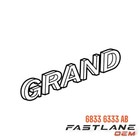 2017-2022 JEEP GRAND CHEROKEE FRONT DOOR BLACK NAMEPLATE NEW OEM 6833 ...