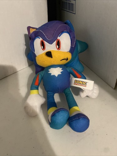 Toy Factory Sega Sonic Hedgehog 8.5" Shadow Blue Gradient Plush Stuffed ...