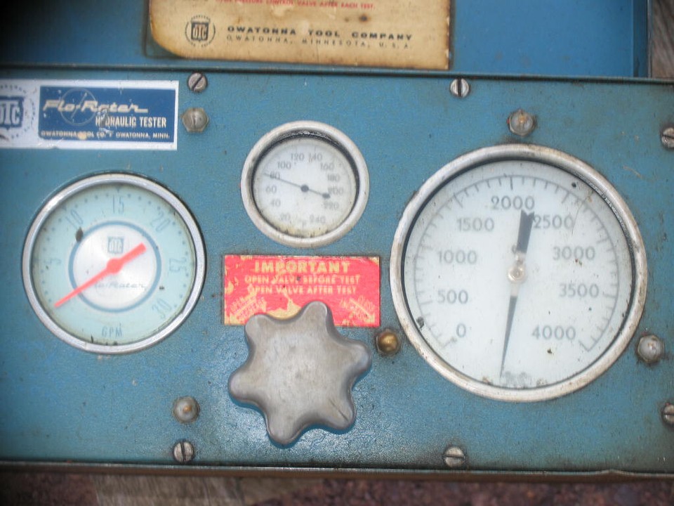 OTC Flo-Rater Hydraulic Flow Meter Tester | eBay