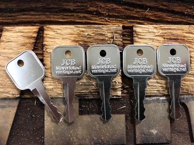 5 Ignition Keys JCB Bomag Dynapac Terex Vibromax NH Ford Moxy Volvo 701 ...