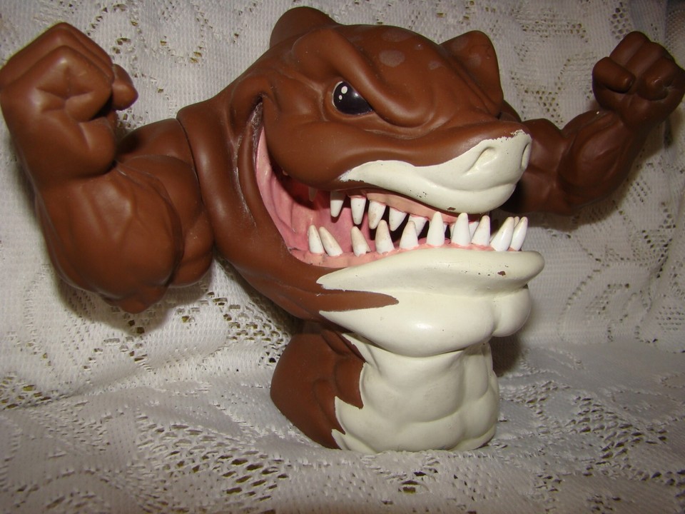 Vintage Slammu Street Sharks Rubber Hand Shark Puppet Wise Designs | eBay