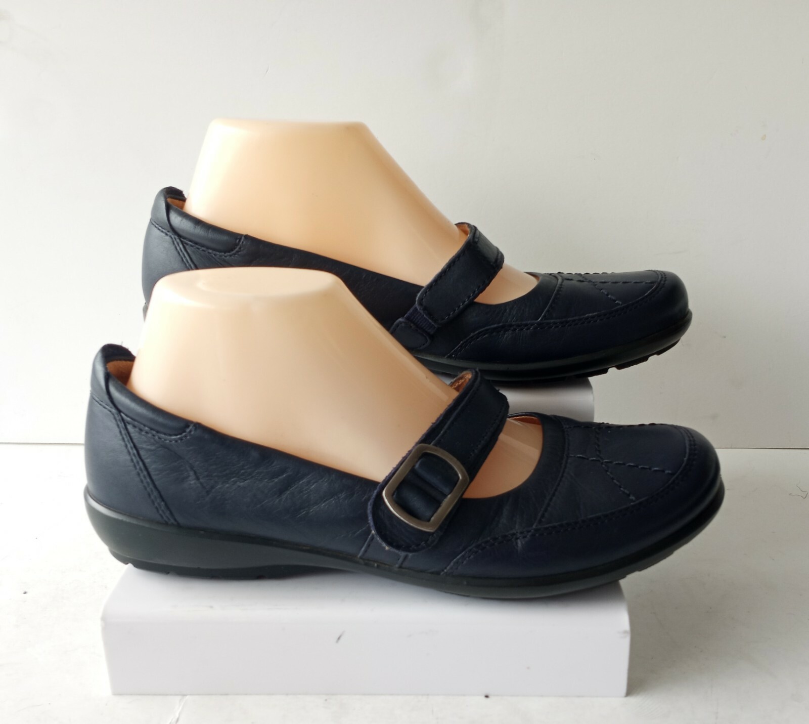 Hotter Comfort Concept Carousel Leather Mary Jane Fla… - Gem