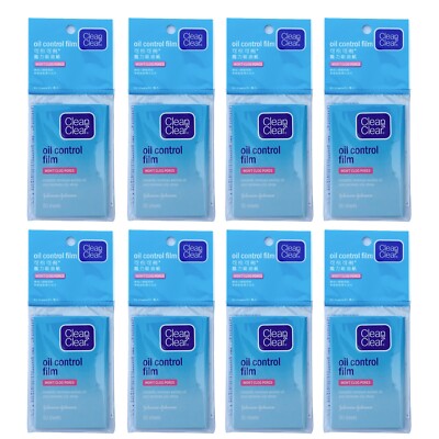 8 Package Clean and Clear Oil Control Film Blotting Paper Oil absorbing ...