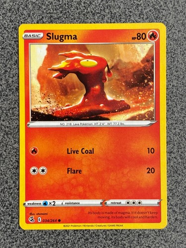 Slugma 034/264 NM EN Pokemon TCG Fusion Strike Non-Holo | eBay