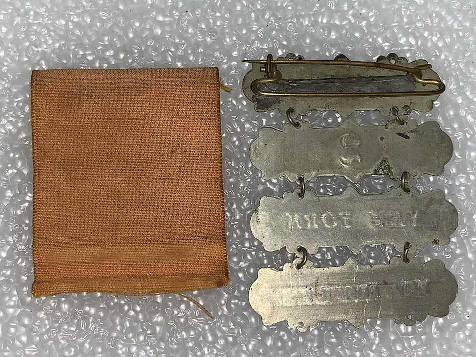 Civil War Company H 2nd New York Mounted Rifles Ladder Badge w/Drape | eBay