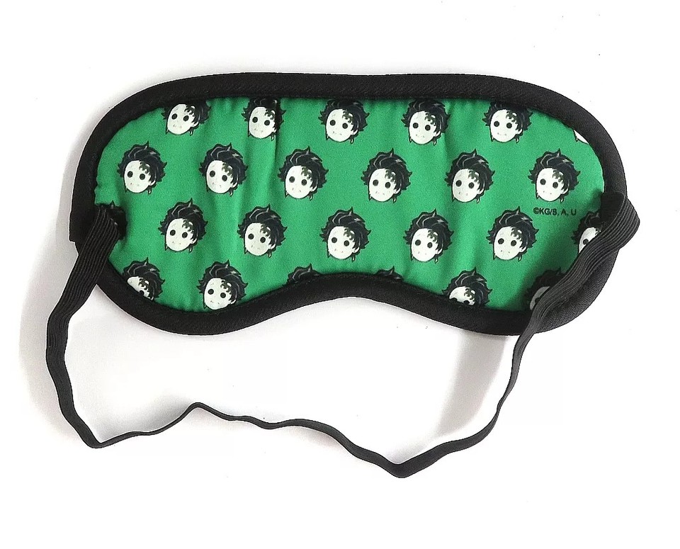 Demon Slayer Giyu Tomioka Tanjiro Reversible Eye Mask Polyester 8x3.5in ...