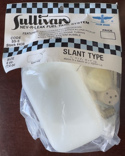 NOS-Sullivan Nev-R-Leak Fuel Tank System Slant Type 6 Oz Code SS-6 ...