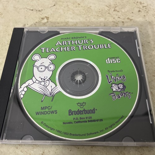Arthurs Teacher Trouble By Living Books CD ROM 1994 Windows 3.0 | eBay
