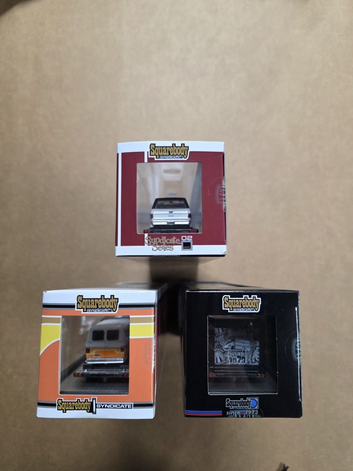 M2 Machines 2025 Squarebody Syndicate Hauler Set Of 3 Chevrolet GMC ...