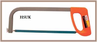 PLASTIC HANDLE HACKSAW HACK SAW WITH 12" BLADE HAND TOOL DIY FOR METAL ...
