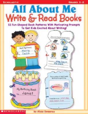 All About Me Write Read Books: 15 Fun-Shaped Book Patterns With Motivat ...