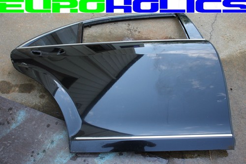 OEM Mercedes W221 S550 07-13 Right Passenger REAR Door Shell BLACK 197U ...