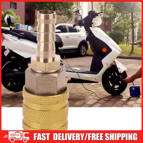 8mm Inflation Connector Portable Air Chuck Inflator Pump Adapter Quick ...