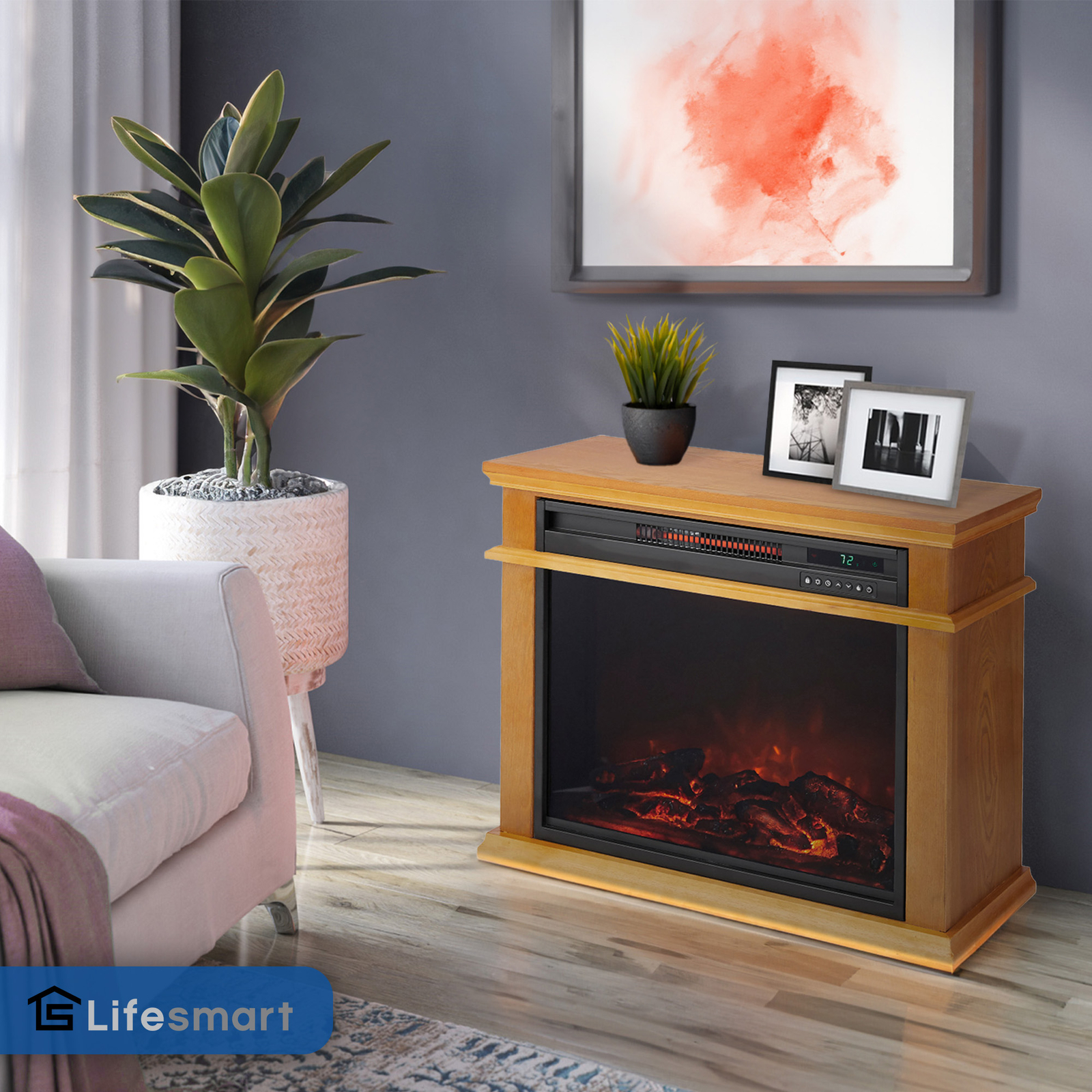 LifeSmart LS2003FRP13-IN Electric Fireplace for sale online | eBay