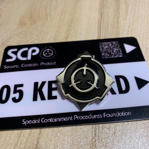 SCP Special Containment Procedures Foundation Cosplay Badge Metal ...
