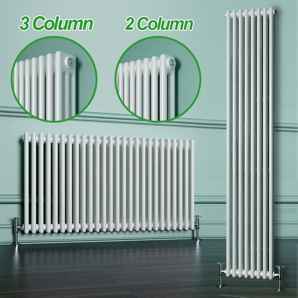 Radiator Vertical Horizontal Flat Panel Oval Column Traditional ...